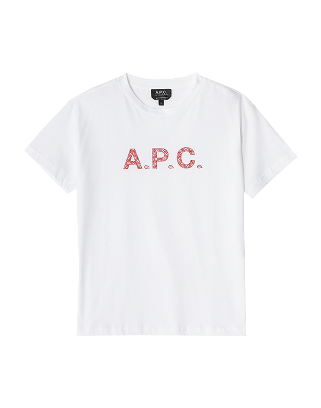 아페쎄 아페쎄 APC 반팔 티셔츠 여성 첼시 COEIO F26354 TAB