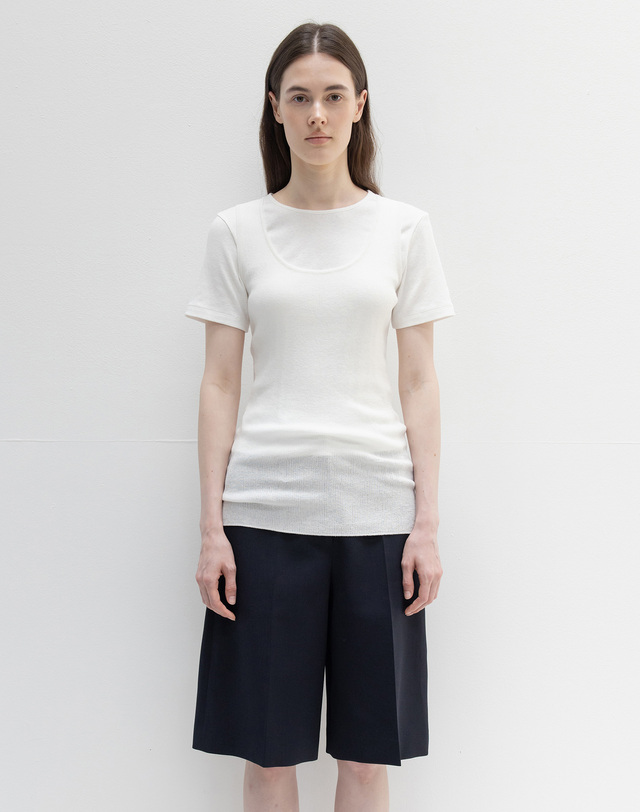 Deep U-Neck Sleeveless Knit Top_Ivory
